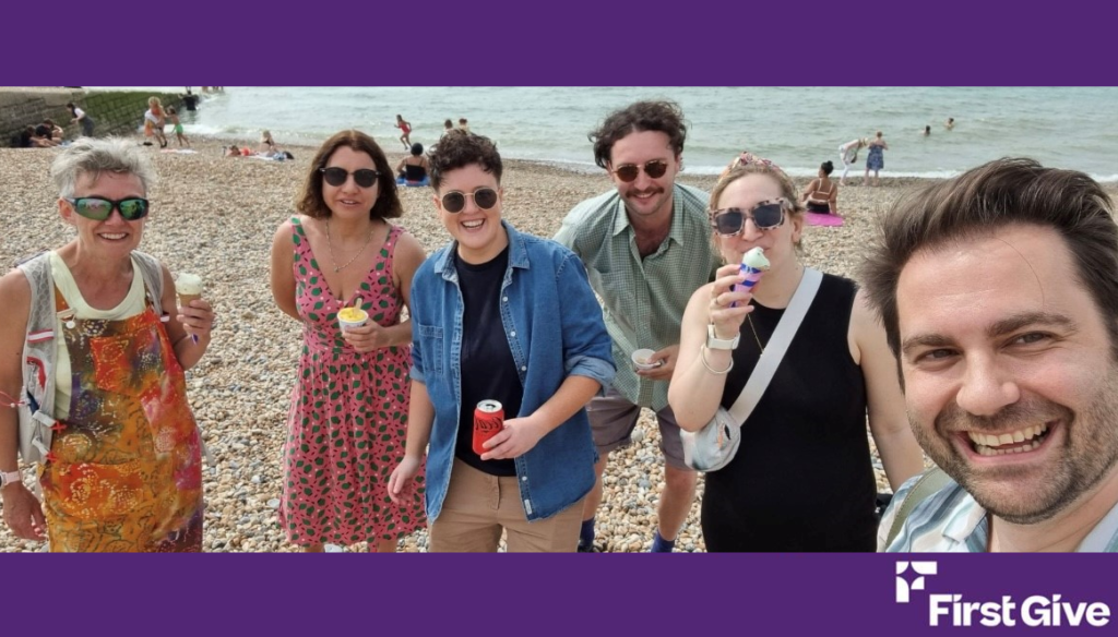 First Give enjoyed an ice cream together as they celebrated the end of ...