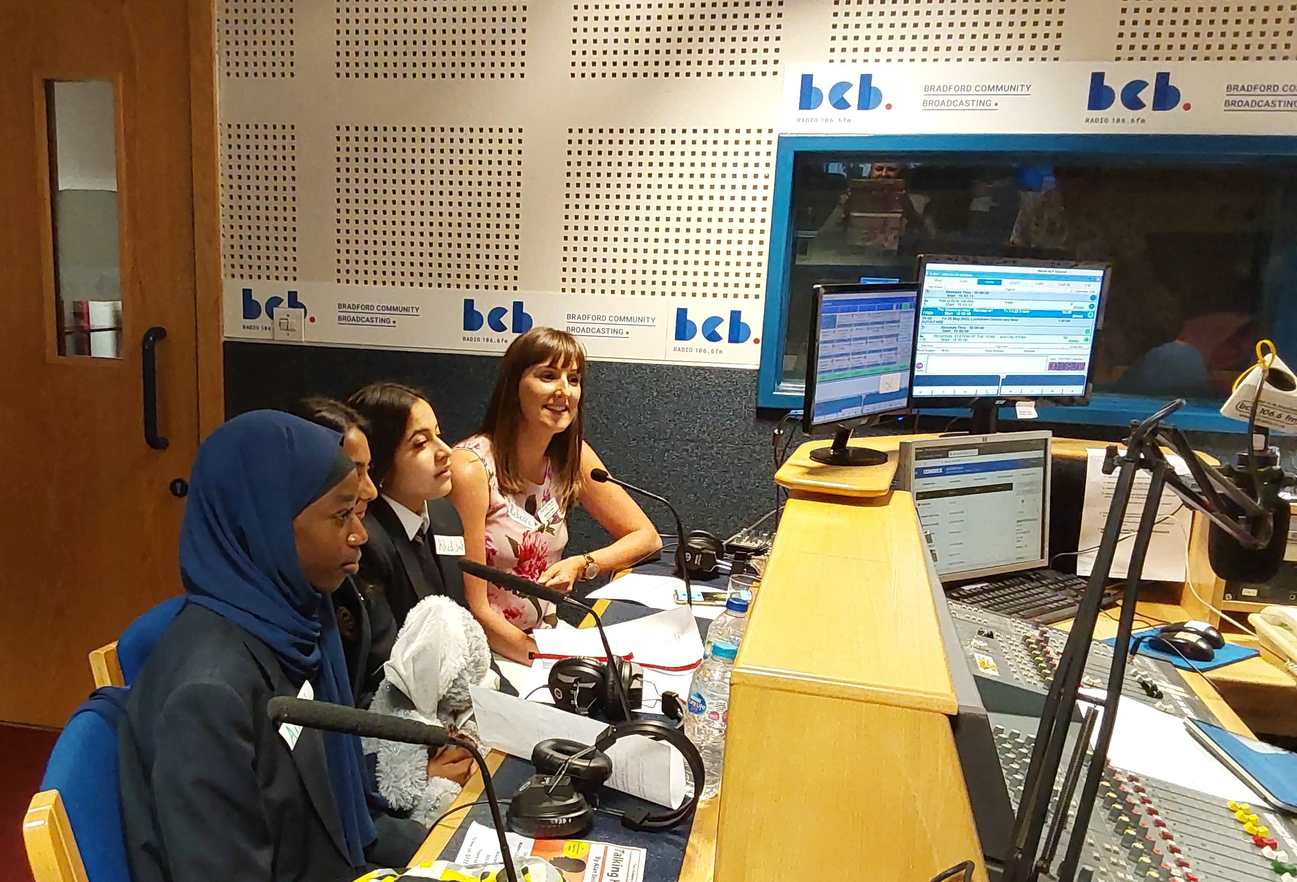 Did you hear us on the radio? Bradford Girls’ Grammar students share ...